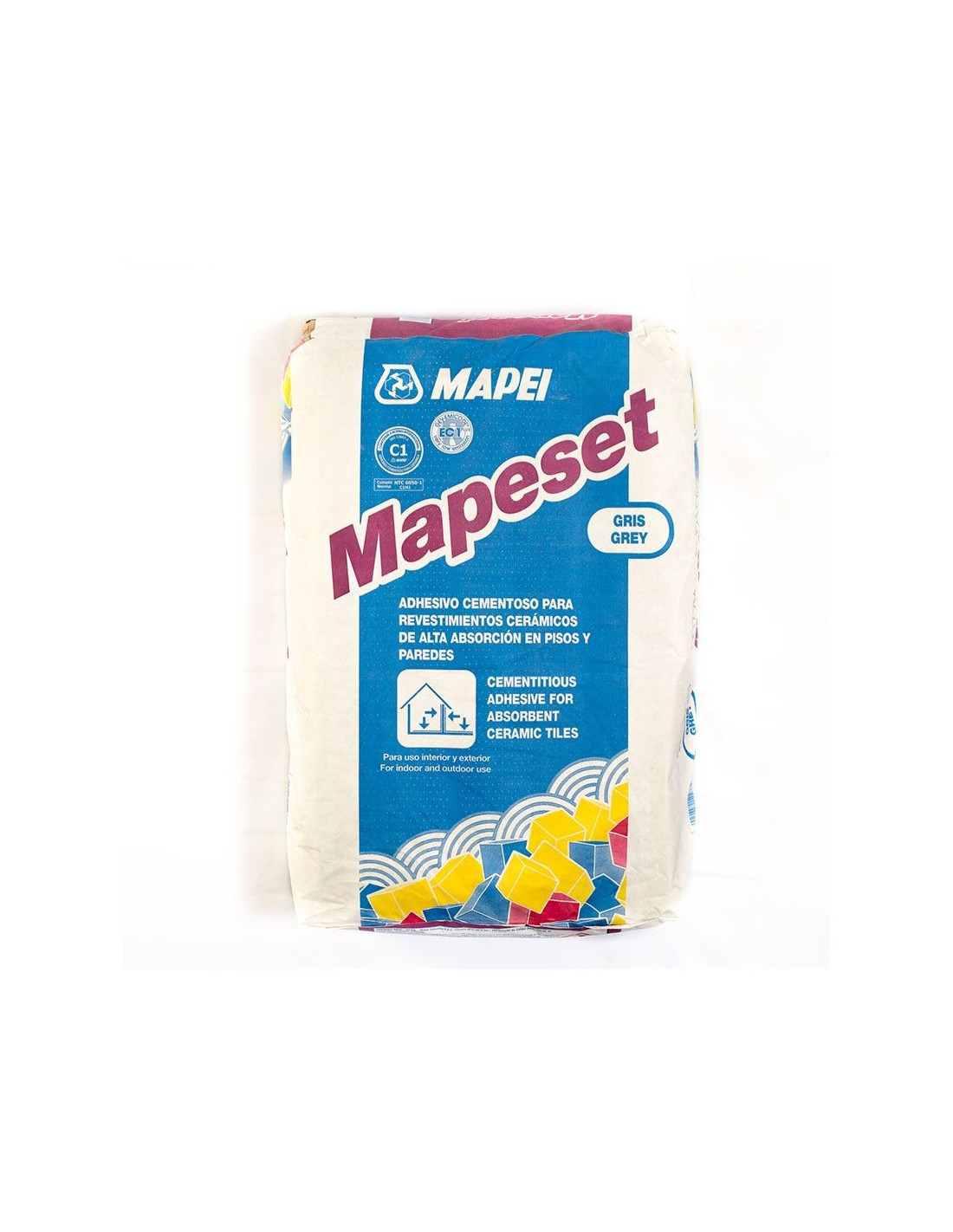 Mapeset Gris Bulto x 25 KG